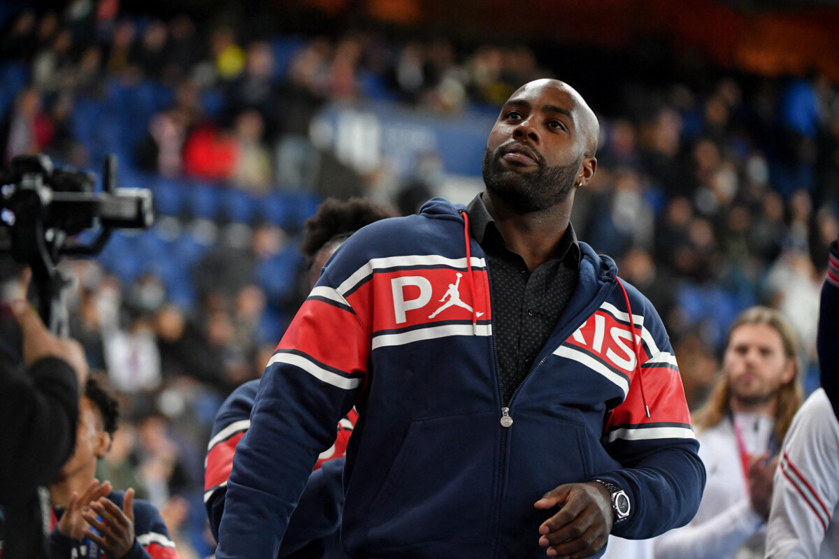 Photo : Teddy Riner - Le PSG bat Angers (2-1) lors du match de Ligue 1 ...