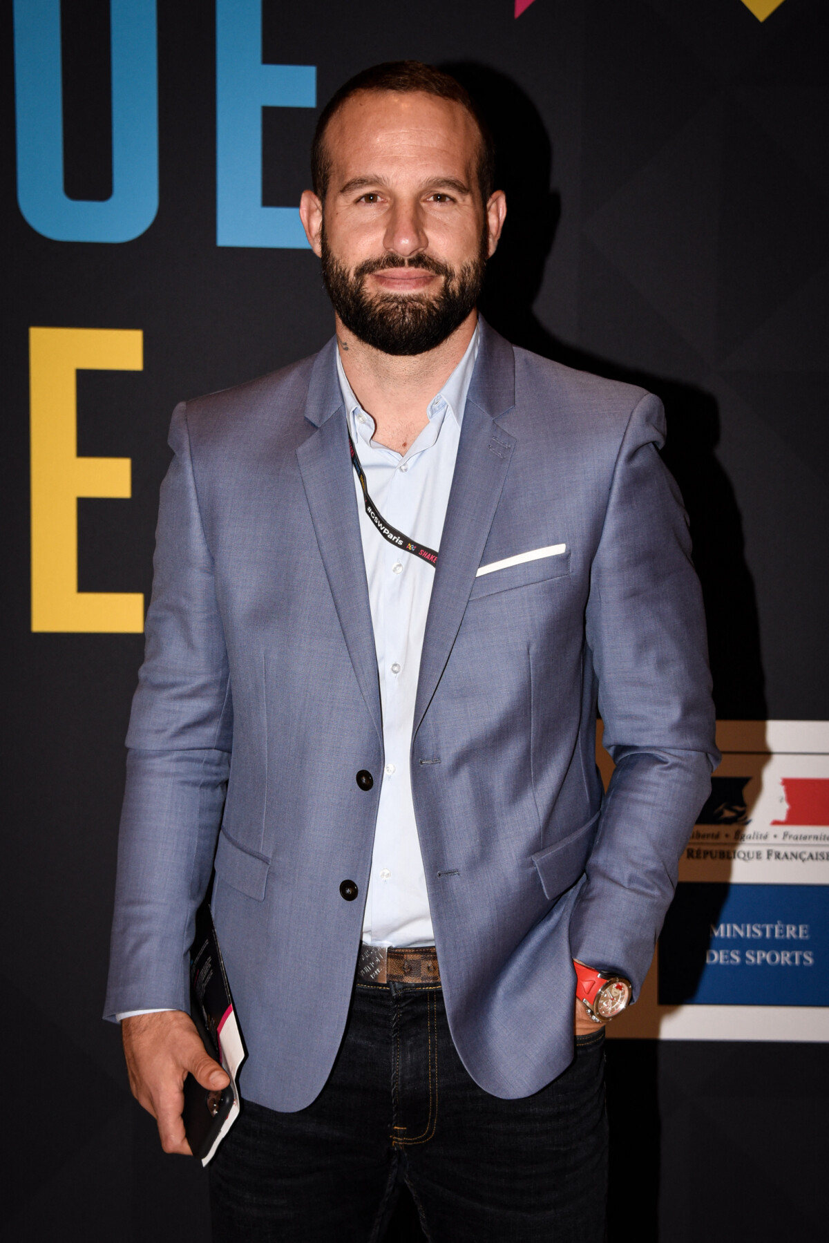 Photo : Frederic Michalak ( rugby ) lors du Gala sport week à Paris le ...
