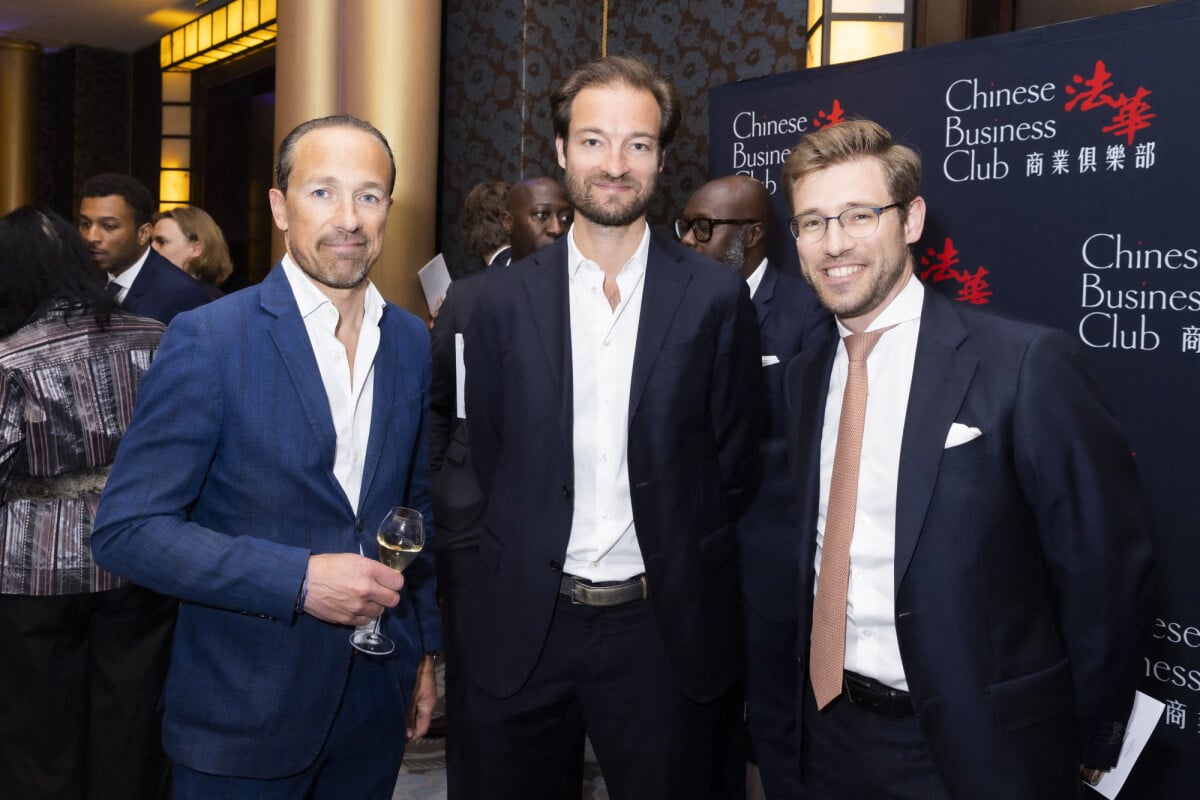 Photo : Sébastien Mercier, Florent Daversin, Guillaume Cousin - Déjeuner du Chinese Business ...