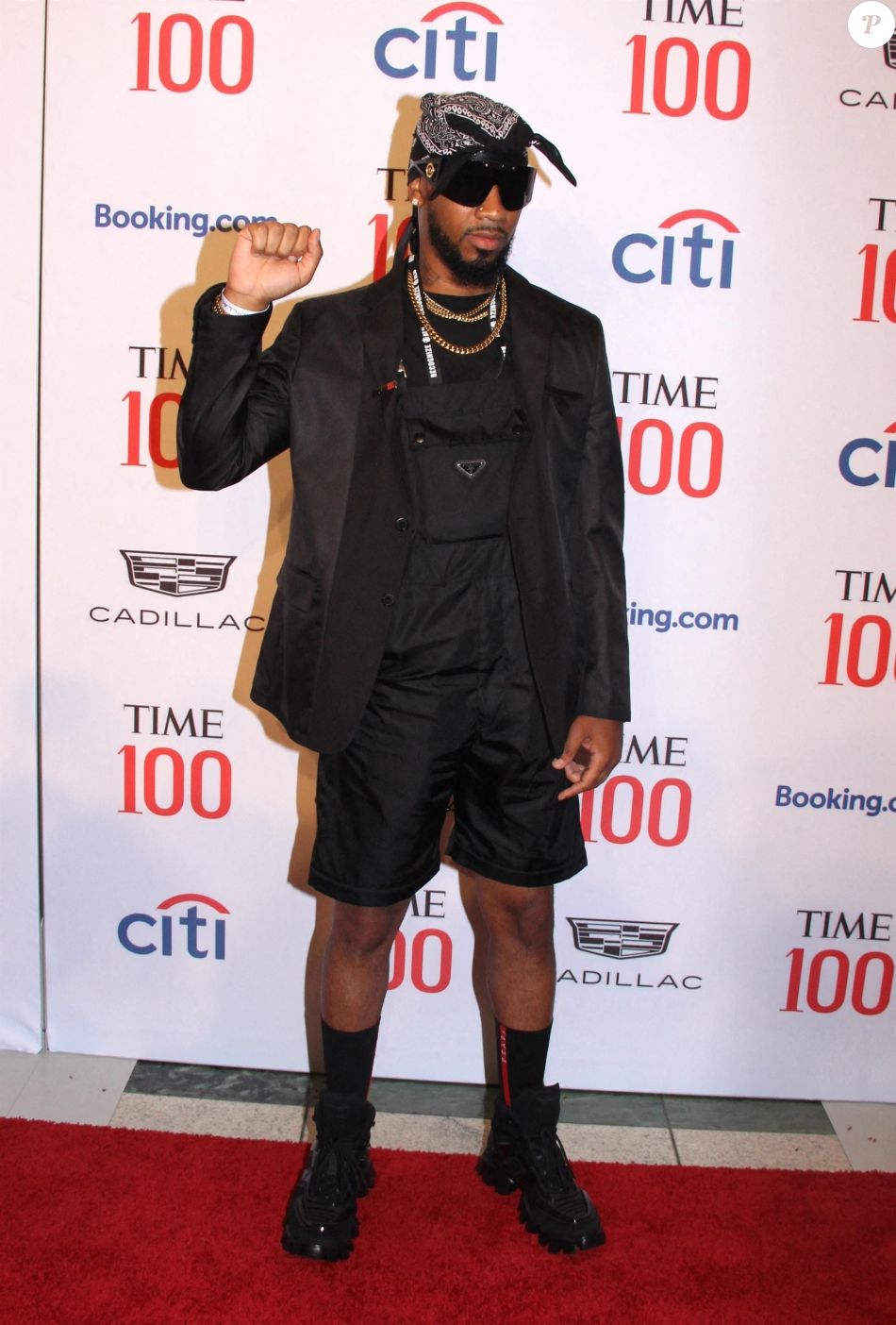 Chris Smalls au photocall du gala Time 100 au Lincoln Center à New York ...