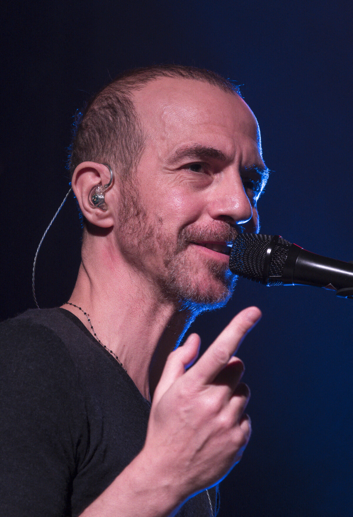 Photo : Calogero en concert à Lyon. Le 4 avril 2022 © Sandrine ...