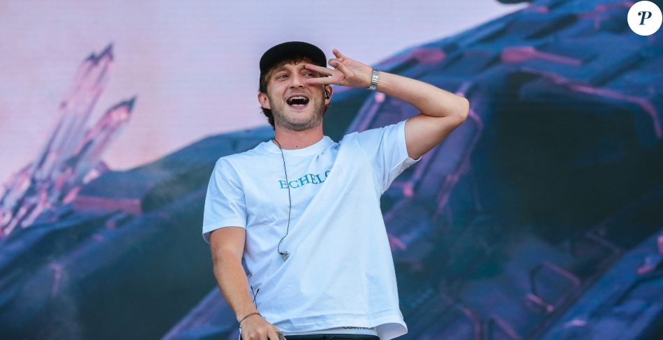 Vald en concert lors du Main Square Festival 2022 d'Arras. © Stéphane ...