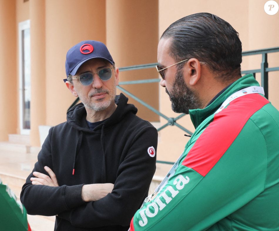 Gad Elmaleh rencontre l'équipe de Coupe Davis de tennis du Maroc au ...