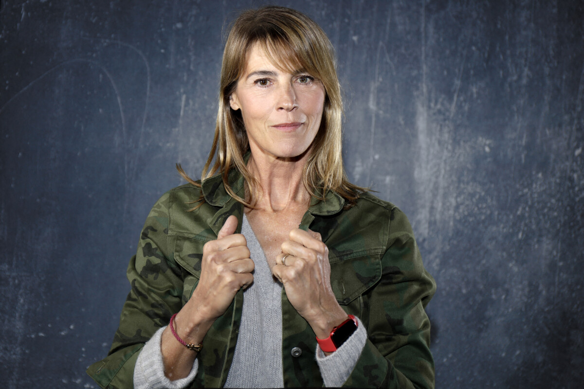 Photo : Exclusif - Portrait de Nathalie Simon, 56 ans, à Paris le 4 ...