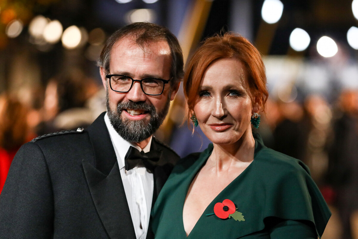 Photo : J.K. Rowling et son mari Neil Murray lors de l'avant première ...