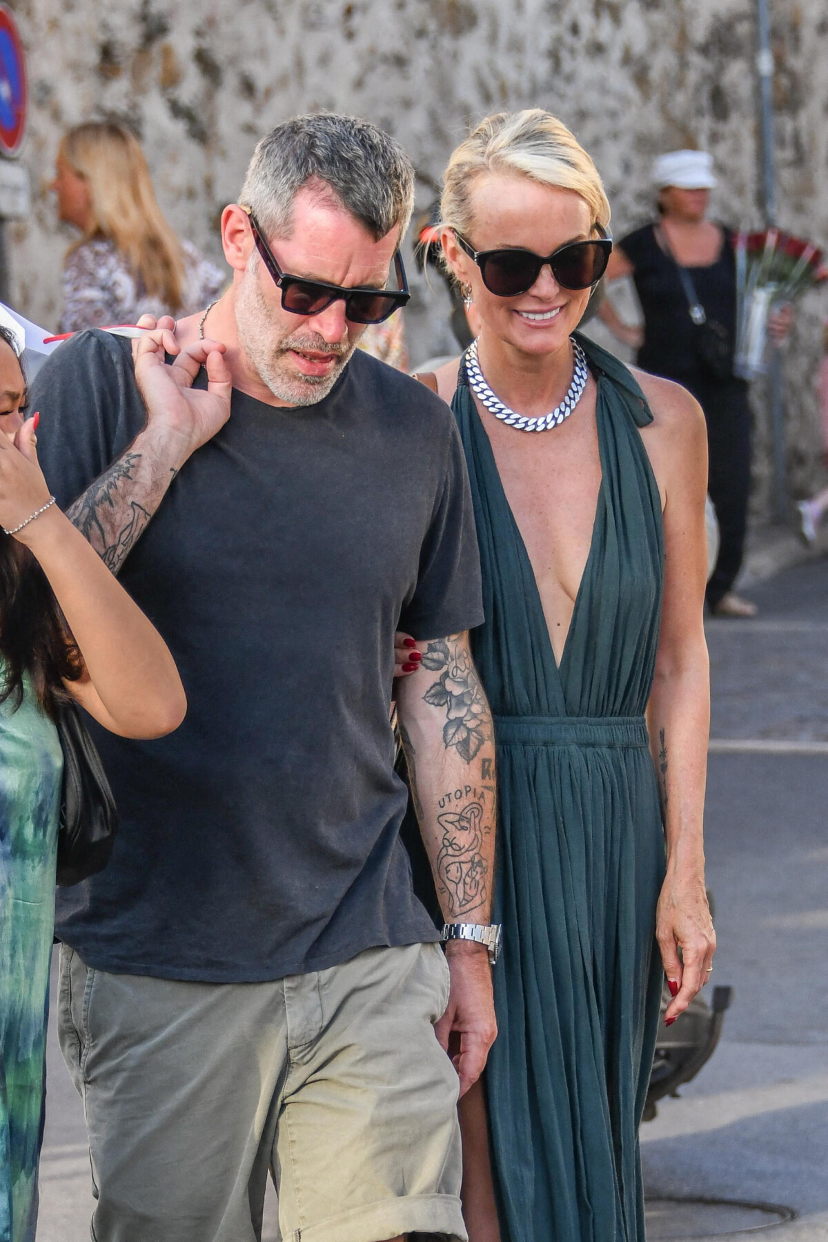 Photo : No web - Laeticia Hallyday, son compagnon Jalil Lespert , sa ...