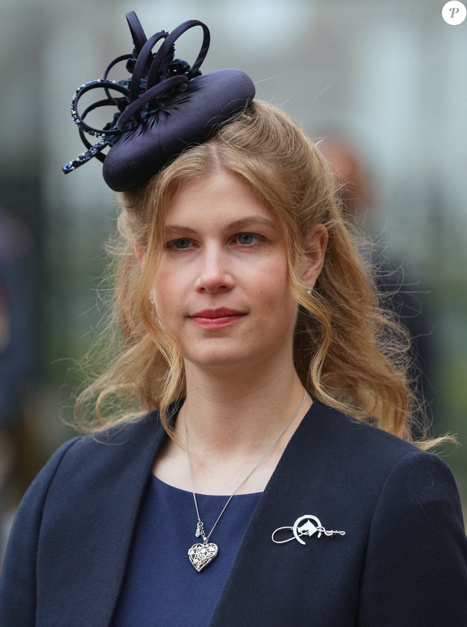Louise Mountbatten-Windsor (Lady Louise Windsor) lors du service d ...