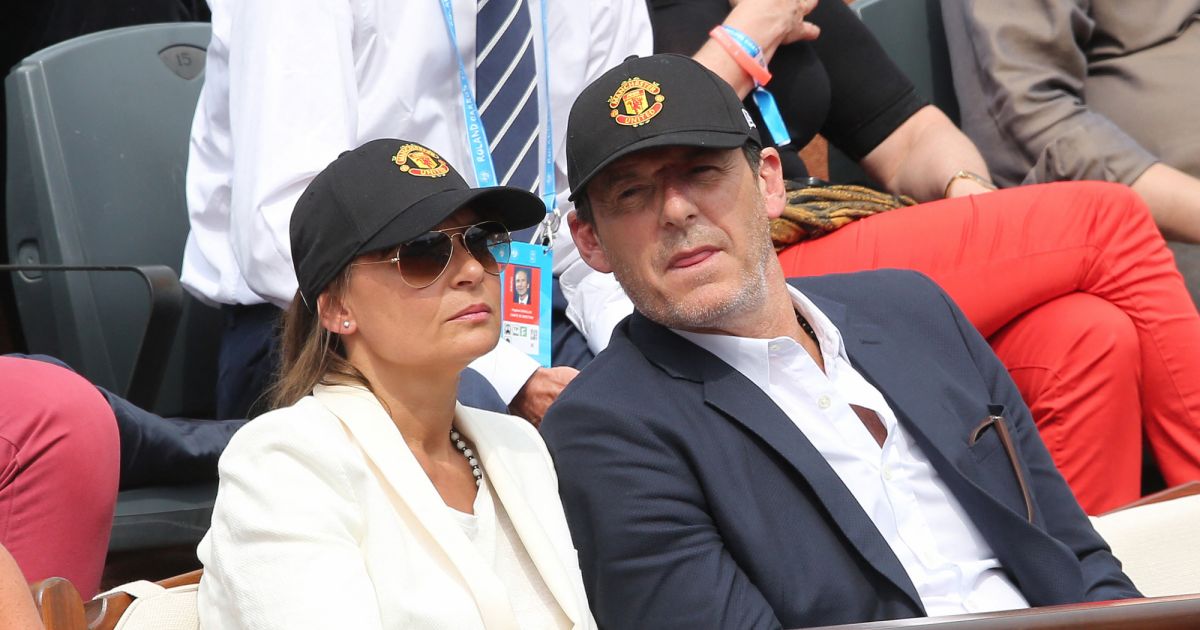 Jean-Luc Reichmann et sa femme Nathalie - People dans les tribunes lors ...
