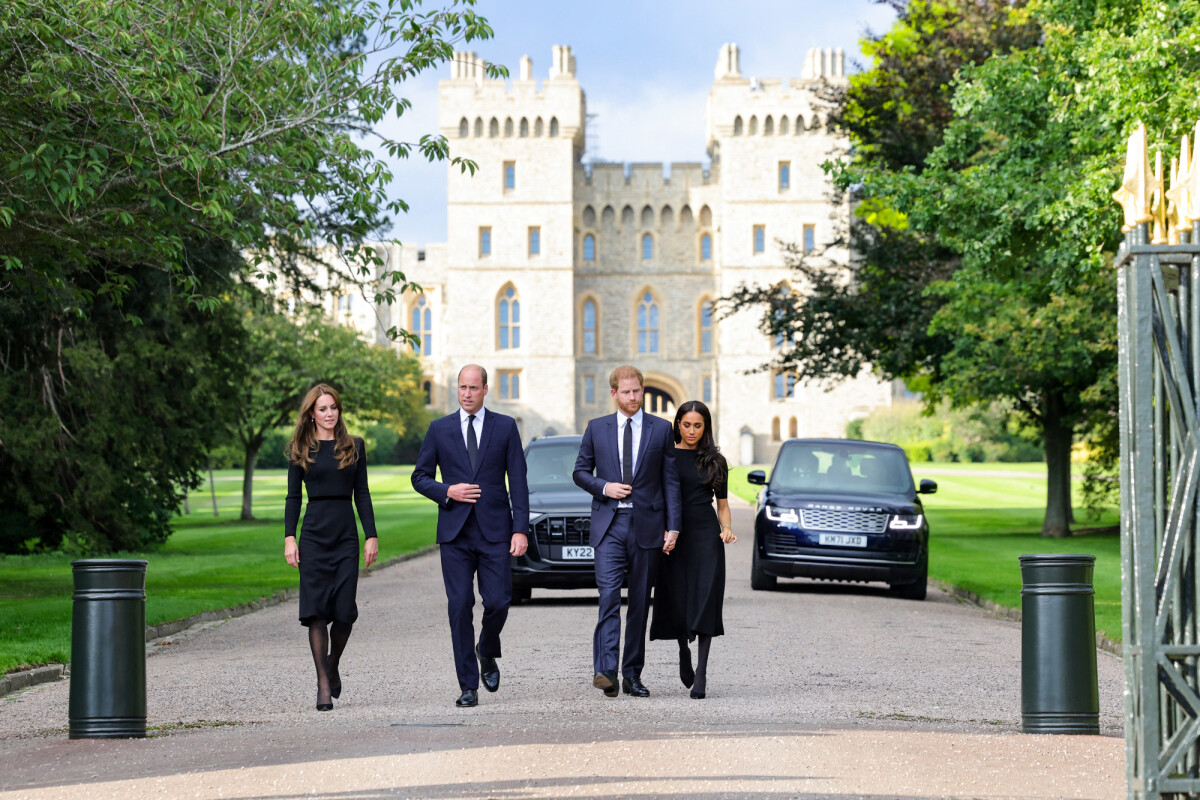 Photo : Kate Middleton, le prince William, le prince Harry et Meghan ...