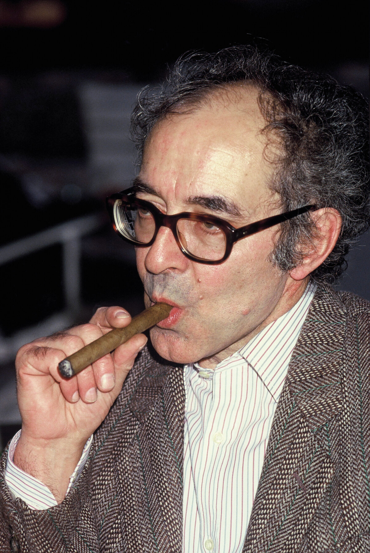 Photo : Archives - Portrait de Jean-Luc Godard. - Purepeople