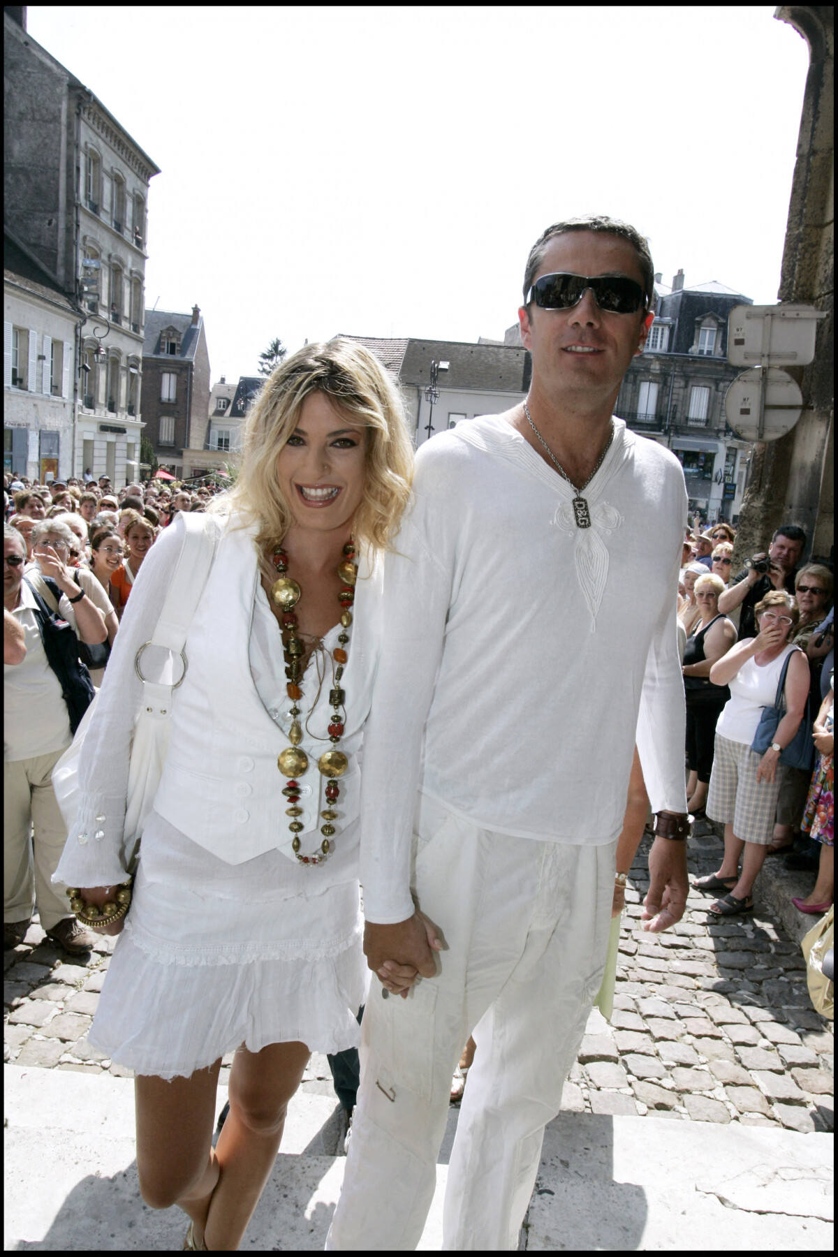 Photo : Eve Angeli et Michel Rostaing - Mariage d'Elodie Gossuin et ...