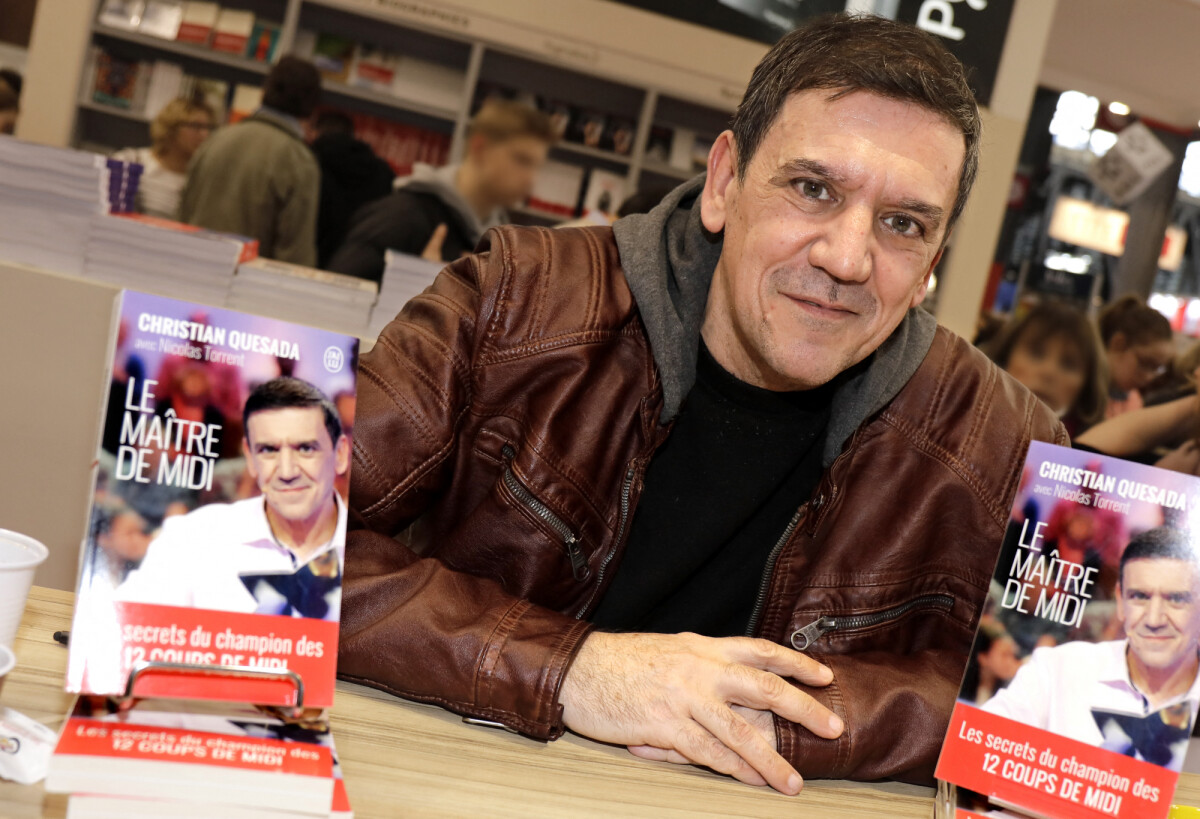 Photo : Christian Quesada au salon du livre de Paris. © Cédric Perrin ...
