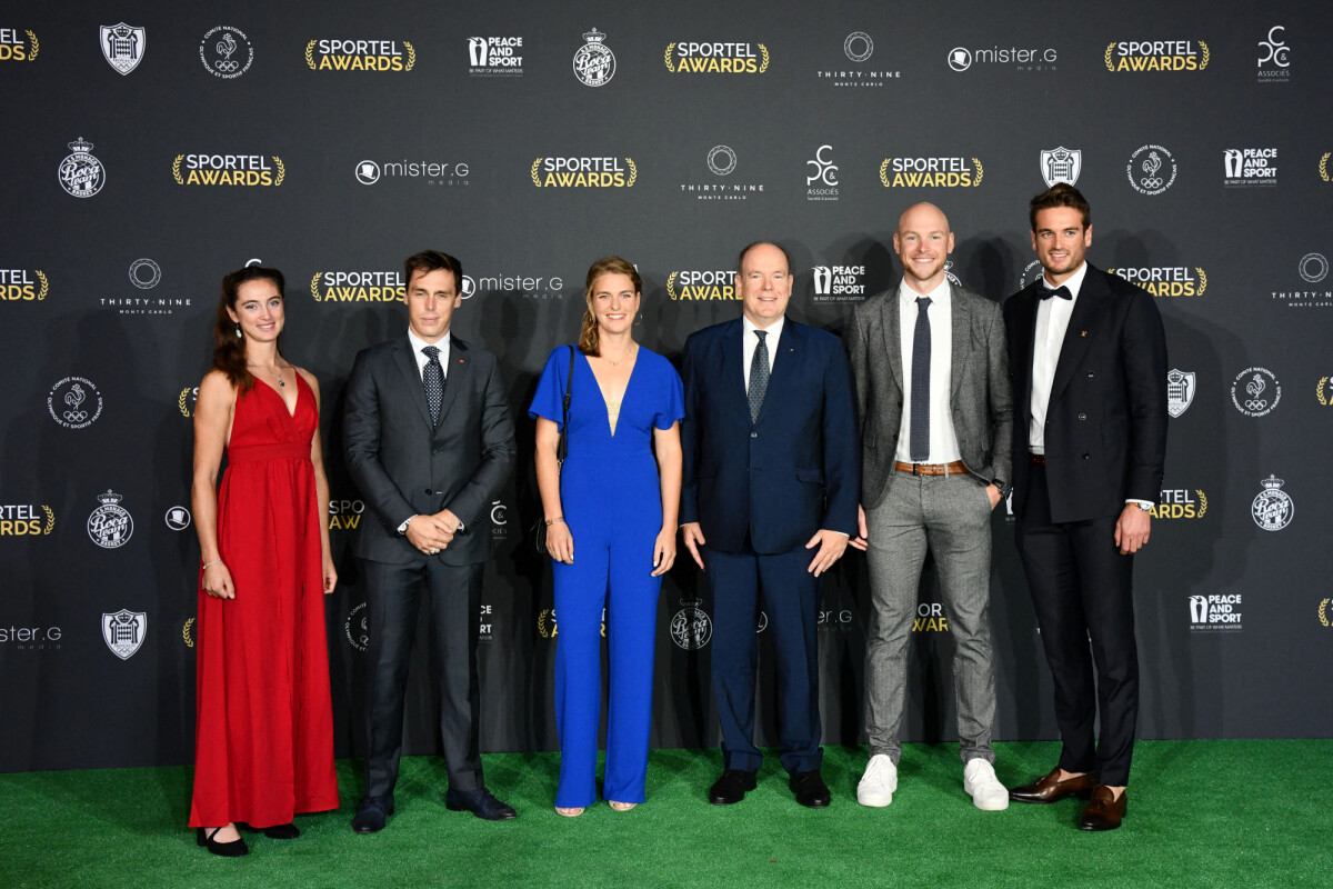 Photo : Claire Bove, Louis Ducruet, Laura Tarantola, le prince Albert ...
