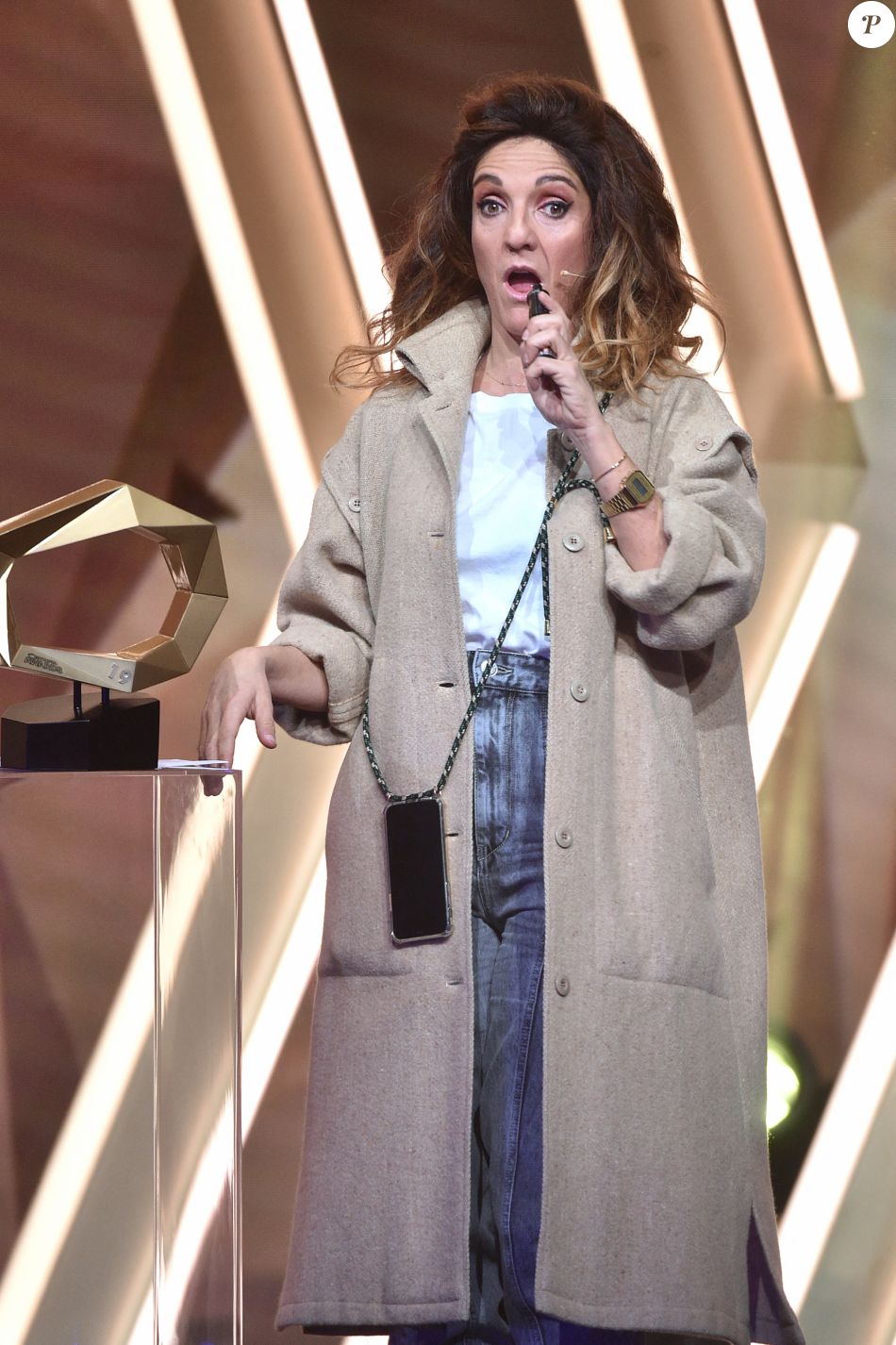 Exclusif - Florence Foresti (humoriste de l'année) lors de la cérémonie ...
