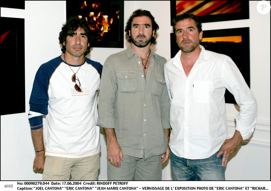 Joël, Éric et Jean-Marie Cantona à Paris. - Purepeople