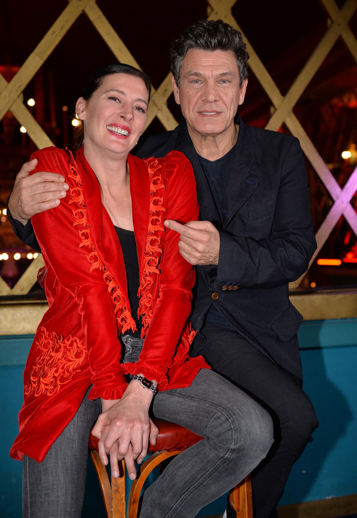 Photo : Marc Lavoine et Marie Agnès Gillot (Chorégraphe des danses du ...