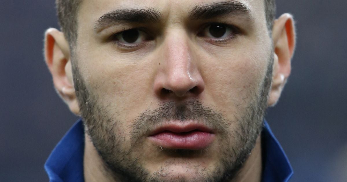 Karim Benzema Match de football France - Espagne au stade de france ...