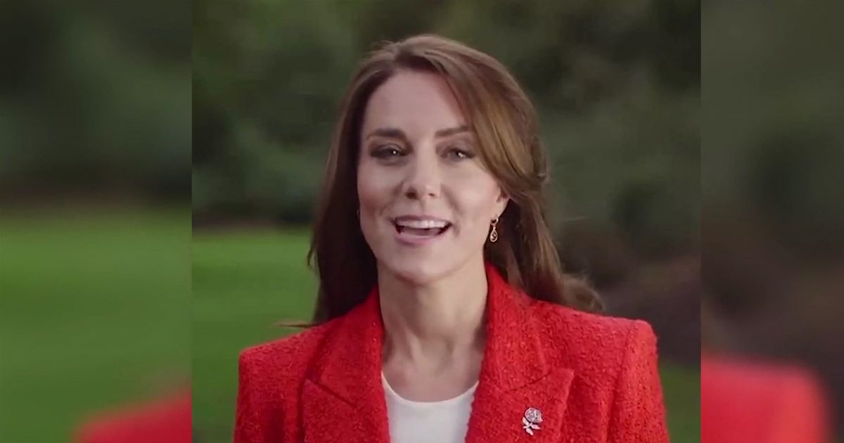 Catherine (Kate) Middleton, princesse de Galles, envoie un message ...