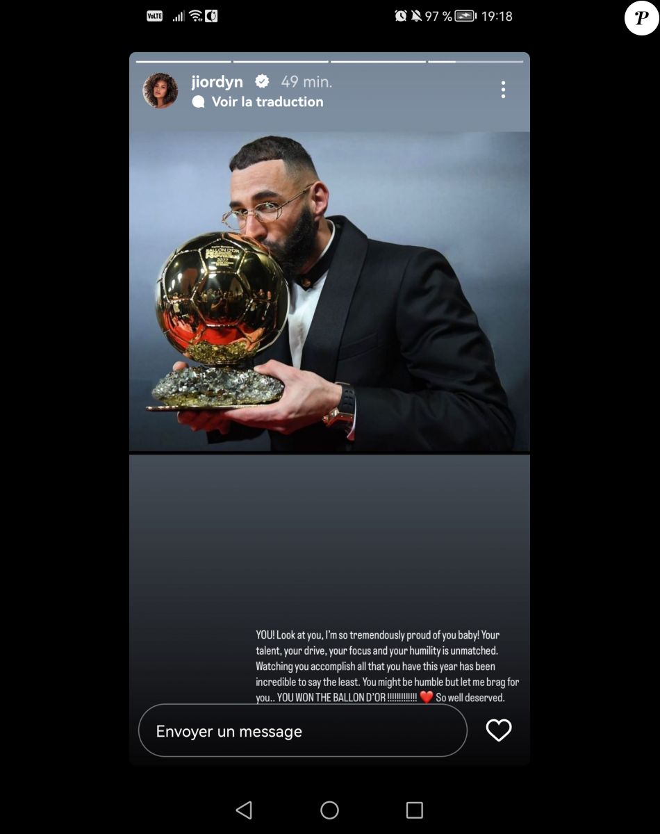 Karim Benzema : Sa compagne, Jordan Ozuna, plus fière que jamais ...