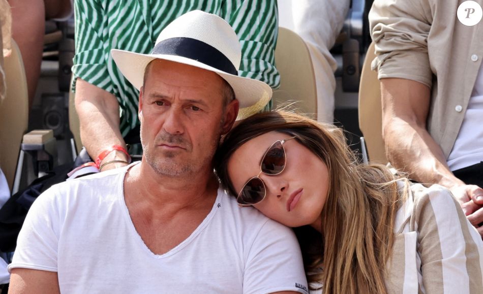 Roger Erhart et sa compagne Delphine Wespiser, Miss France 2012 ...