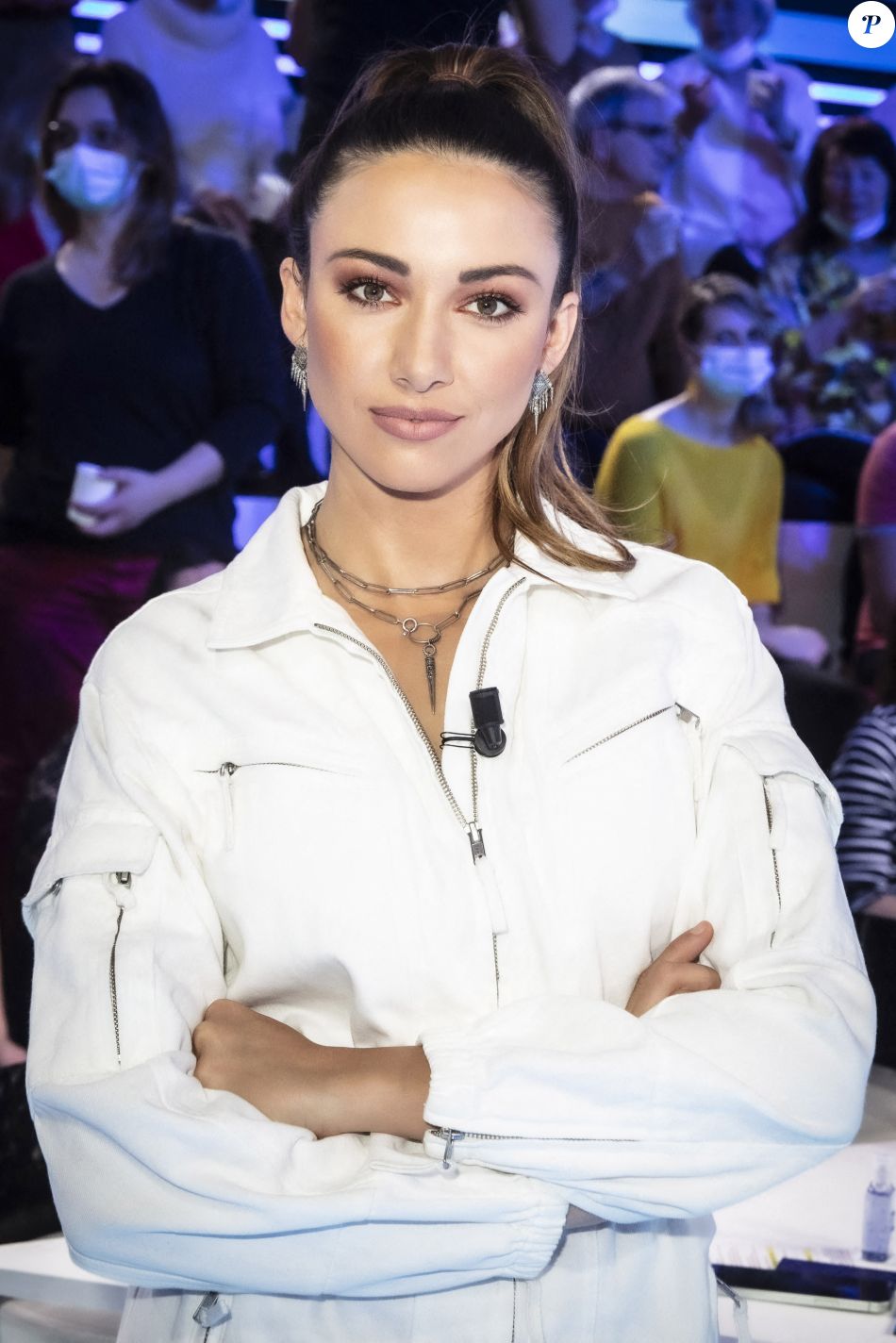 Exclusif - Delphine Wespiser - Enregistrement de l'émission TPMP ...