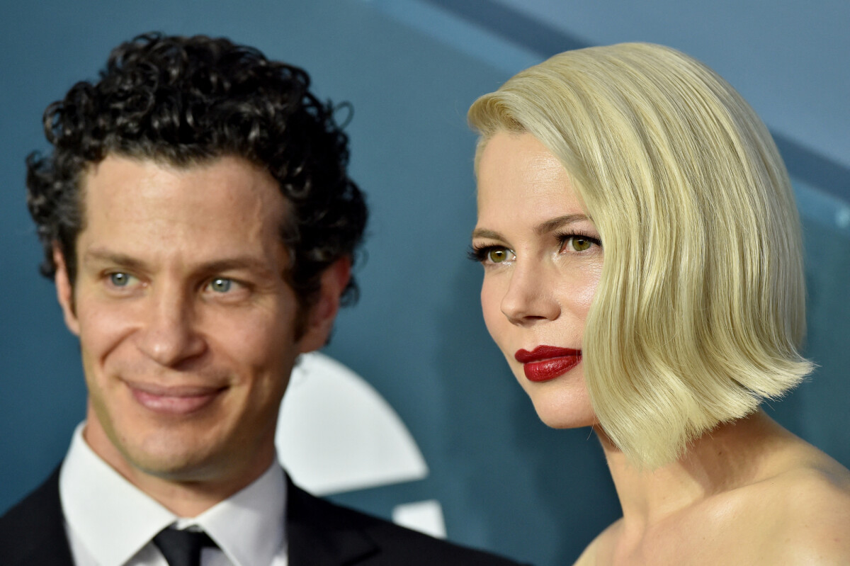 Photo : Michelle Williams enceinte et son fiancé Thomas Kail - 26e ...