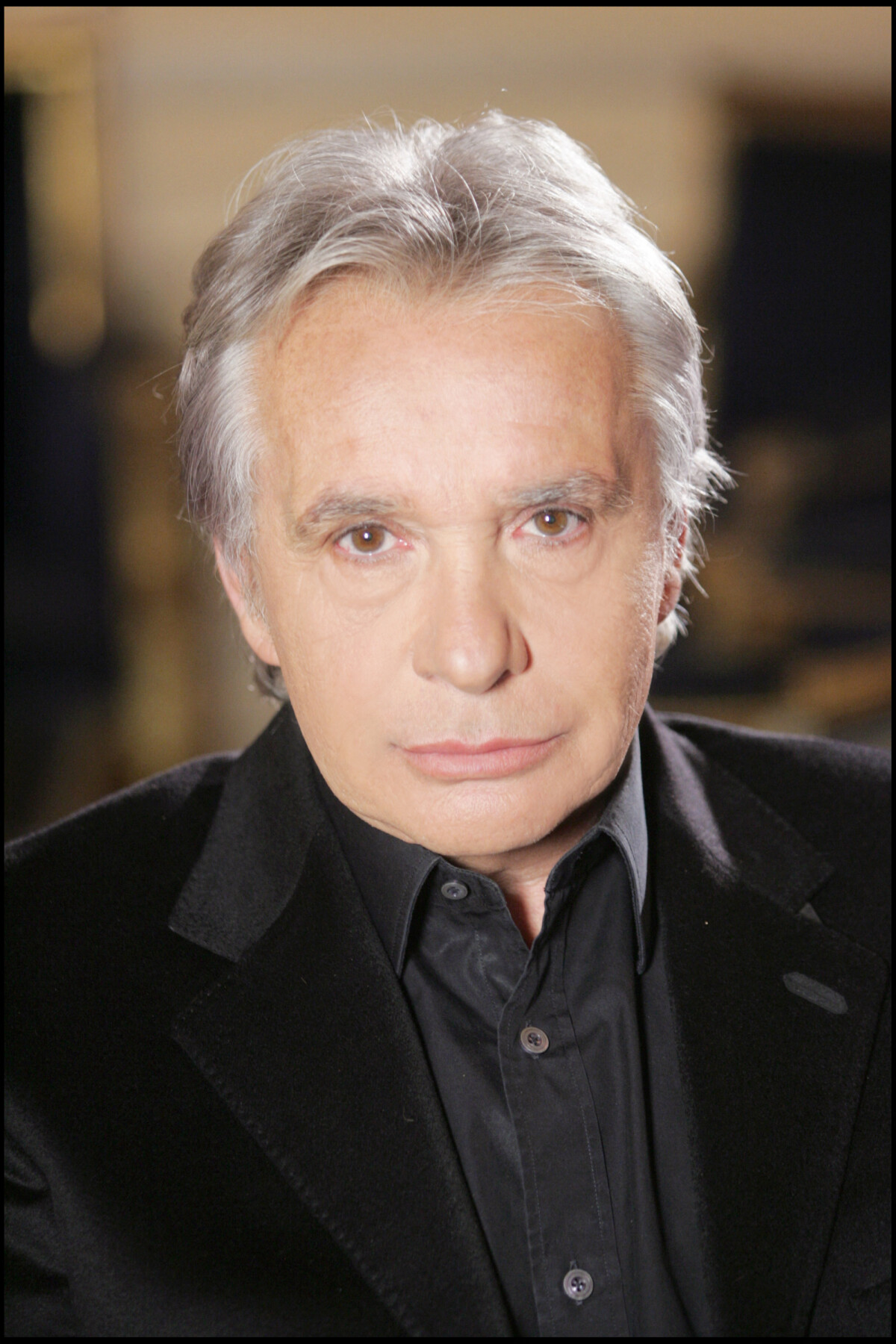 Photo : Michel Sardou sur le plateau de l'émission "Sept à Huit" le 23 ...