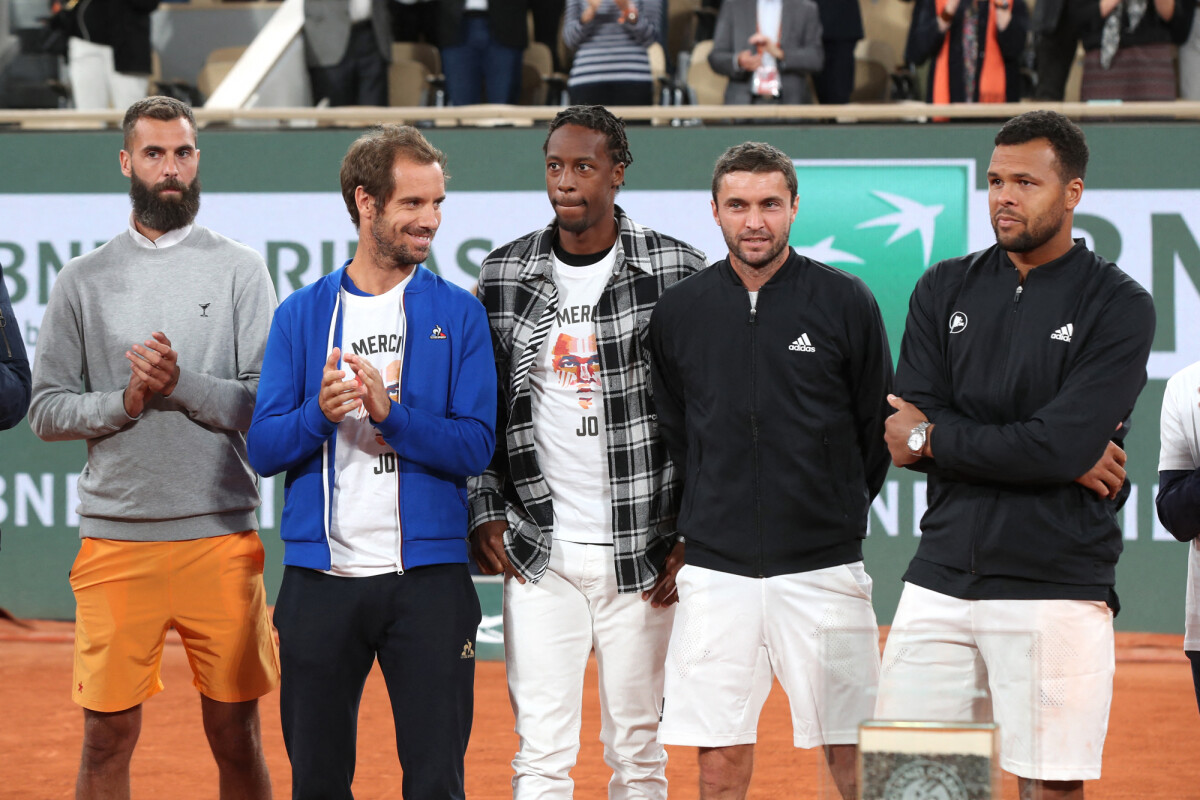 Photo : Gilles Simon, Gaël Monfils, Benoît Paire, Richard Gasquet et Jo-Wilfried Tsonga - Jo ...