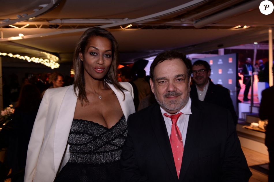 Didier Bourdon et sa femme Marie-Sandra Badini à la soirée Orange sur ...