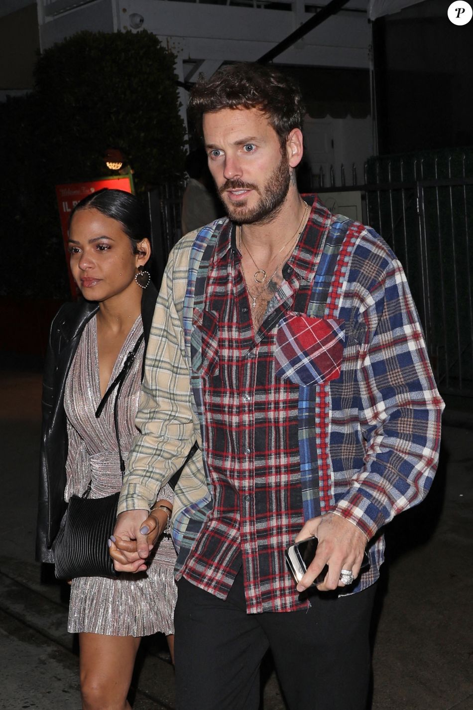 Matt Pokora (M. Pokora) et sa femme Christina Milian ont dîné avec Tony ...