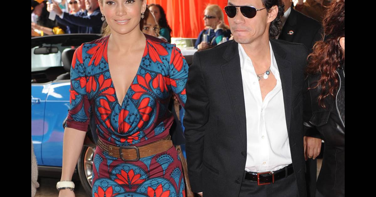 Jennifer Lopez et son mari Marc Anthony - Purepeople