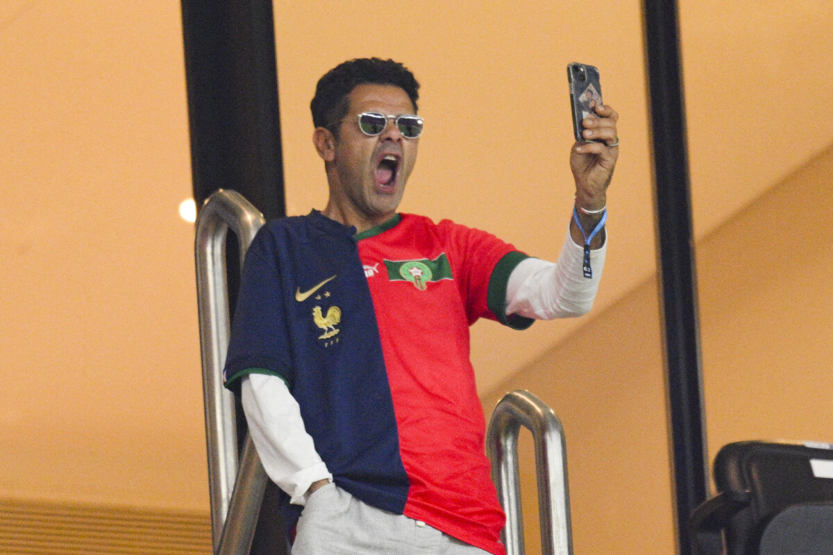 Photo : Jamel Debbouze - Les célébrités assistent au match de demi ...