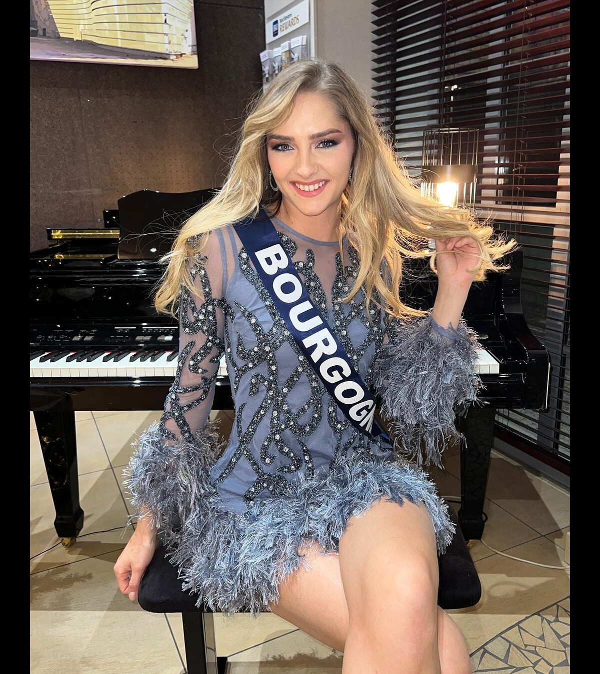 Photo : Lara Lebretton (Miss Bourgogne), candidate à l'élection Miss France 2023 - Purepeople