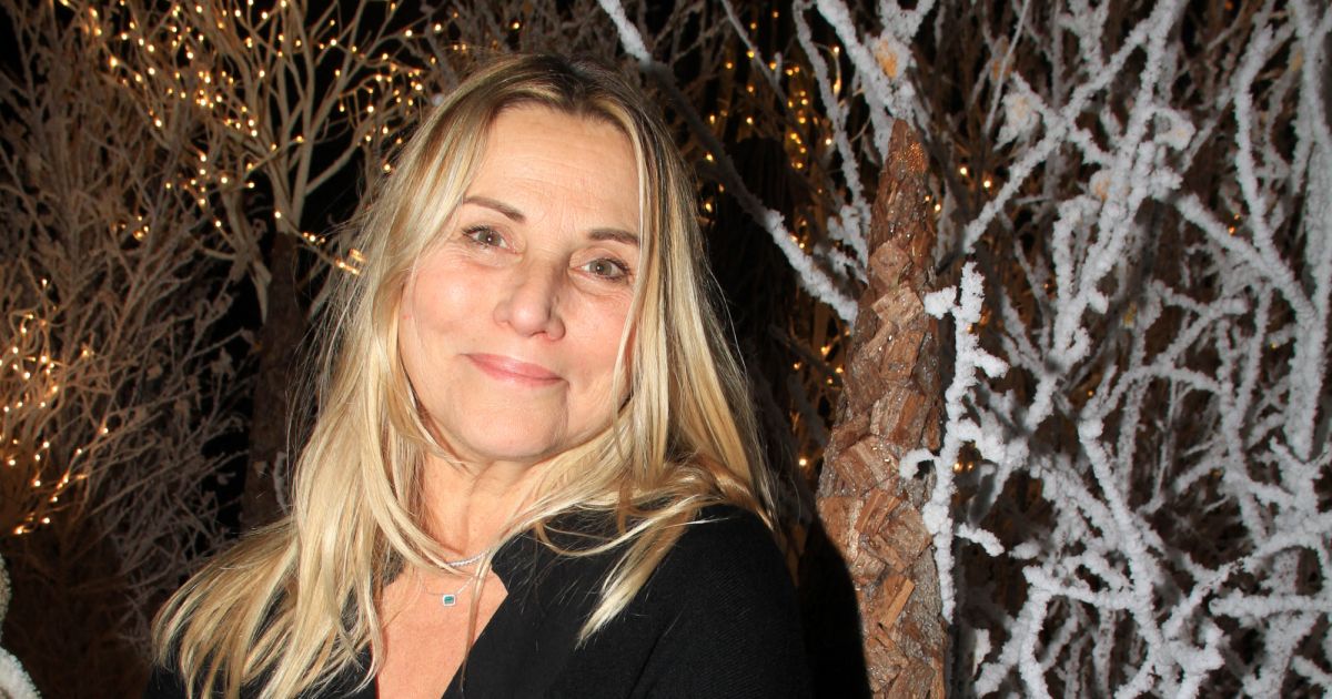 Sophie Favier lors du lancement de la nouvelle bouteille de vodka ...