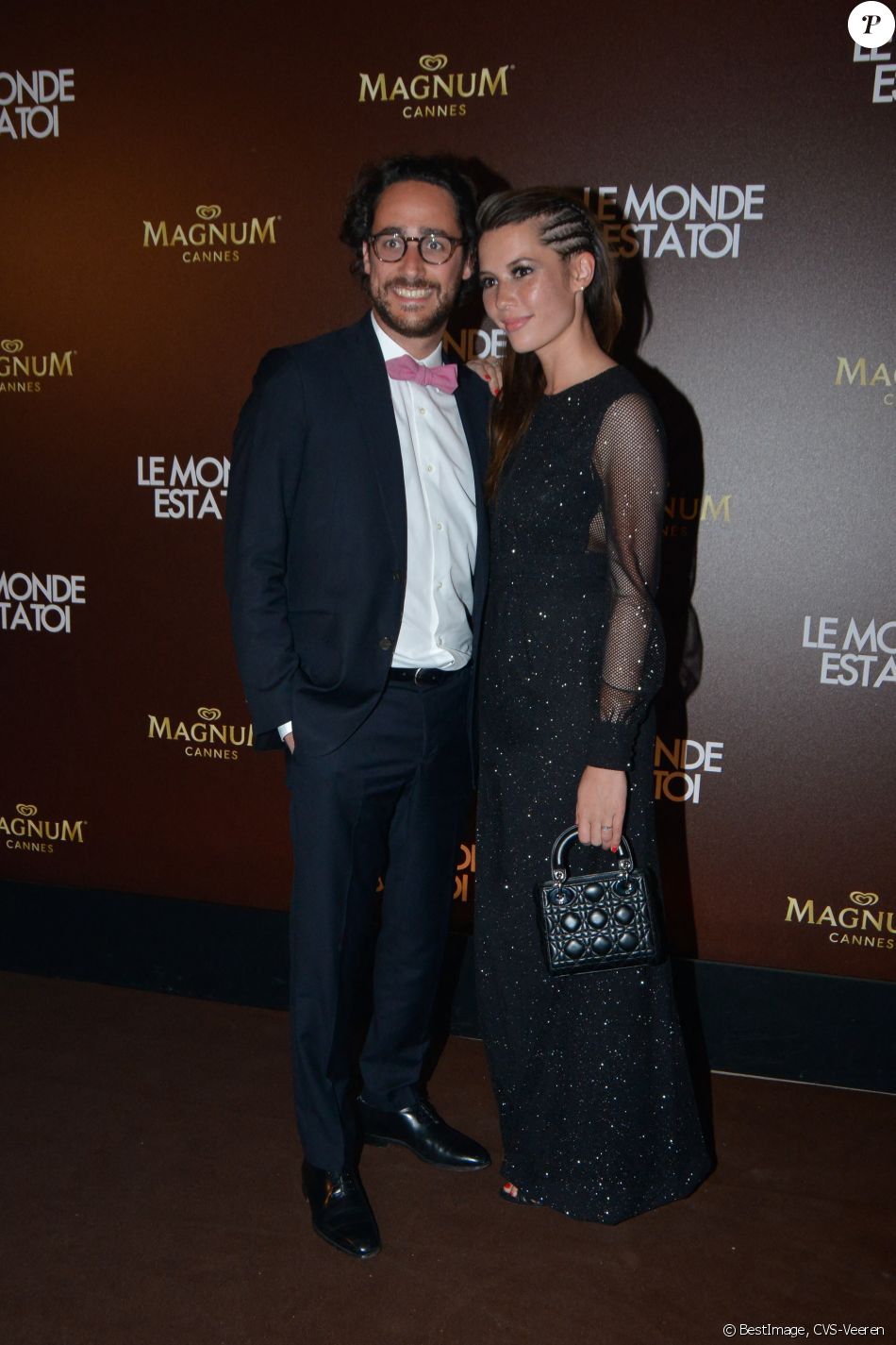 Thomas Hollande et sa compagne Emilie Broussouloux - Photocall de la ...