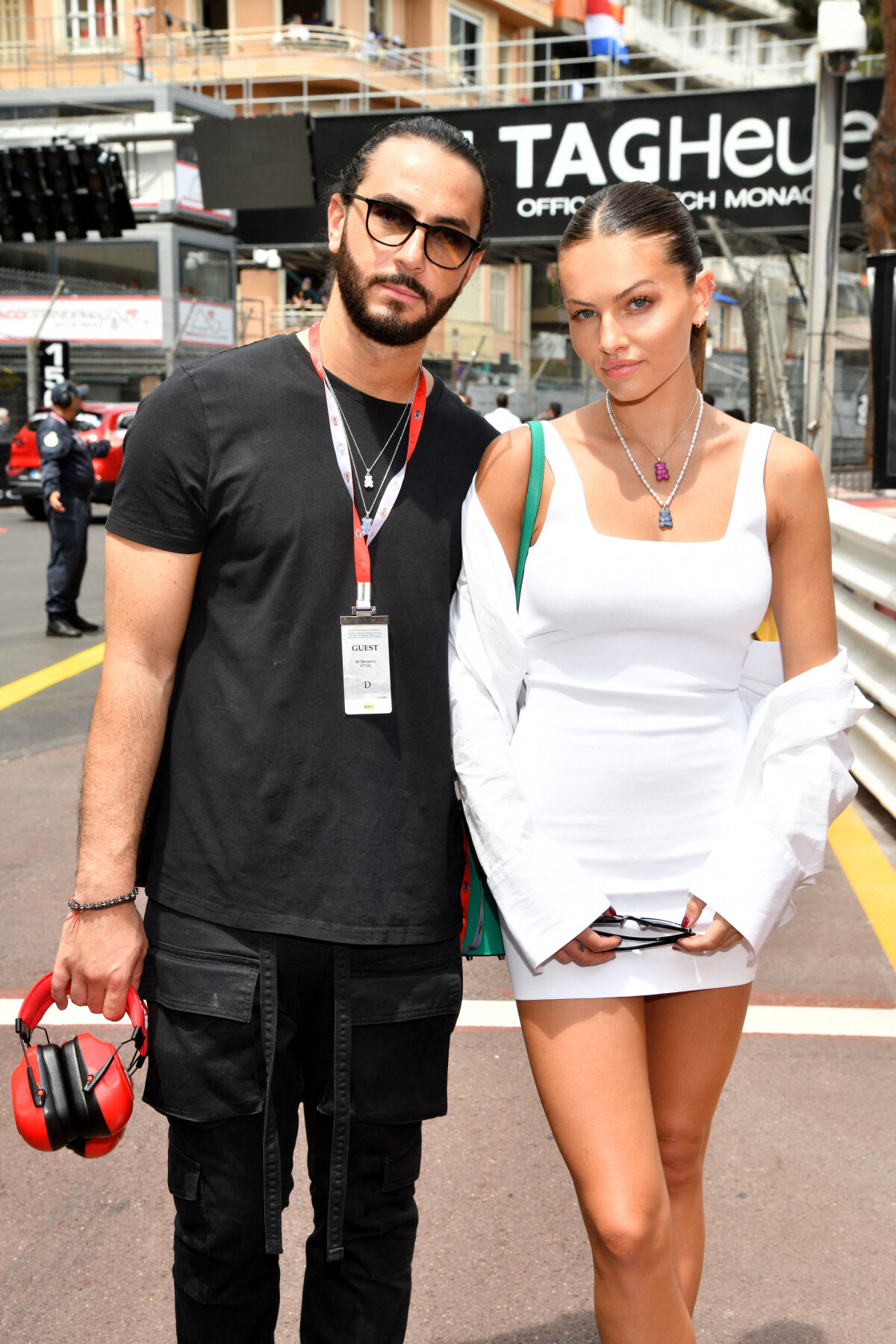 Photo : Thylane Blondeau et son fiancé Benjamin Attal lors du Grand ...
