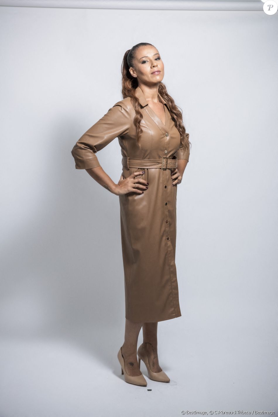 Exclusif - Chimene Badi - Studio - Tournage de l'émission Nuit magique ...