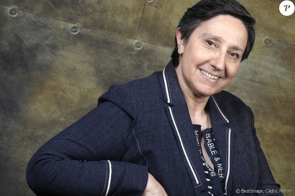Portrait de Danielle Moreau lors de l'enregistrement de l'émission Chez ...