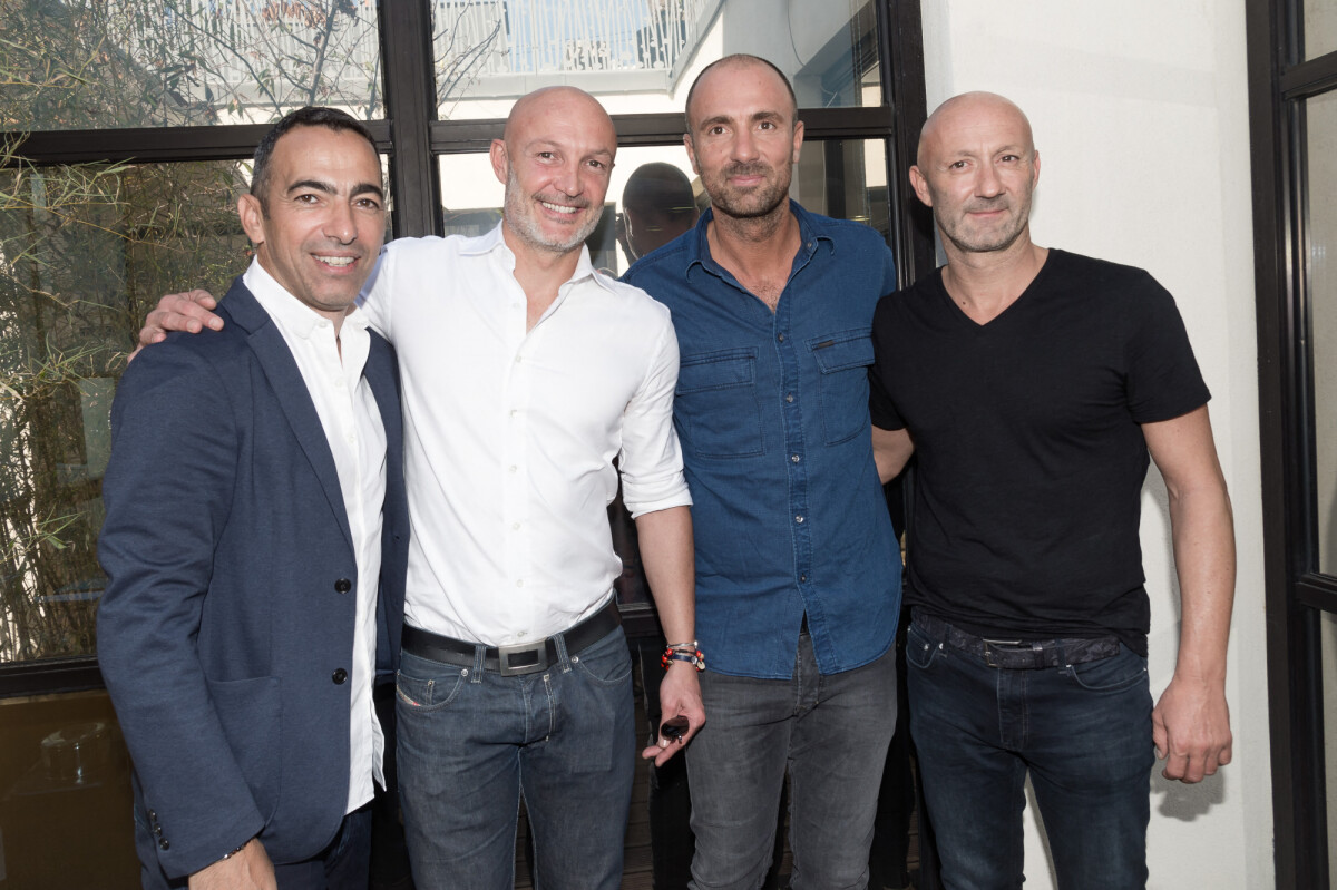 Photo : Youri Djorkaeff, Fabien Barthez, Christophe Dugarry et Frank ...