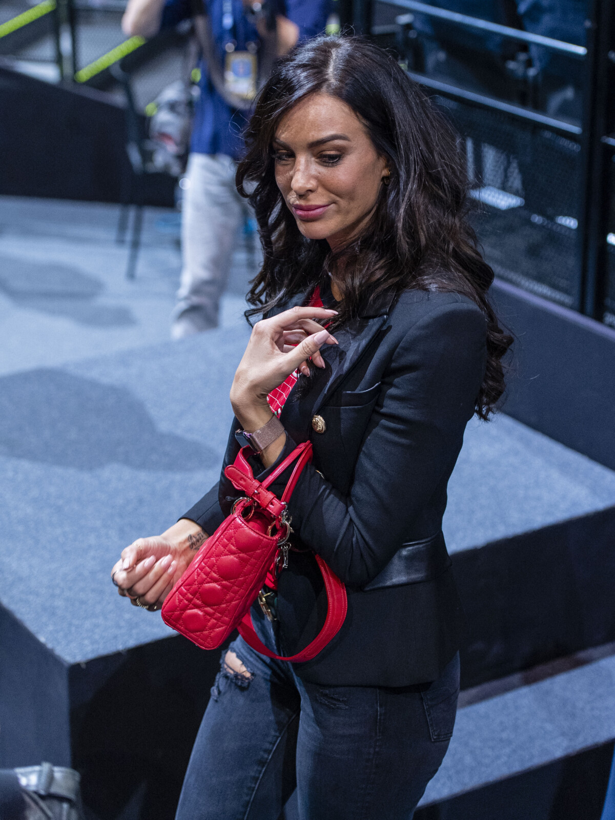 Photo : Jade Foret (Lagardère) assiste au match "Benoît Paire - Gaël ...