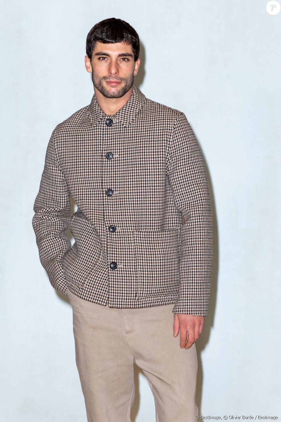 Paolo Busti - Photocall du défilé de mode Hommes AMI prêt-à-porter ...
