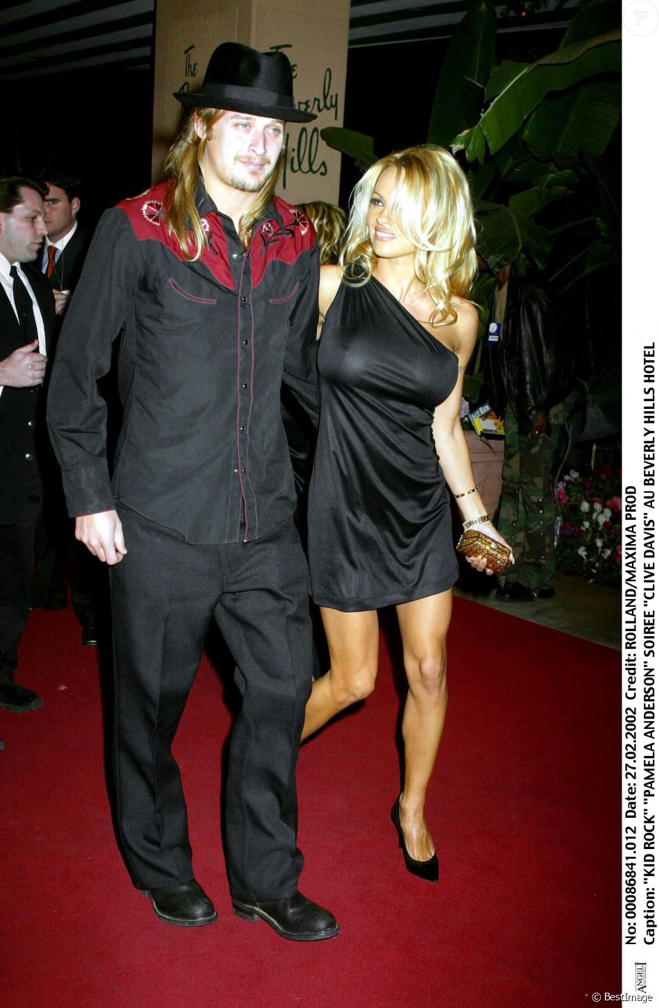 Pamela Anderson et Kid Rock au Beverly Hills Hotel. - Purepeople