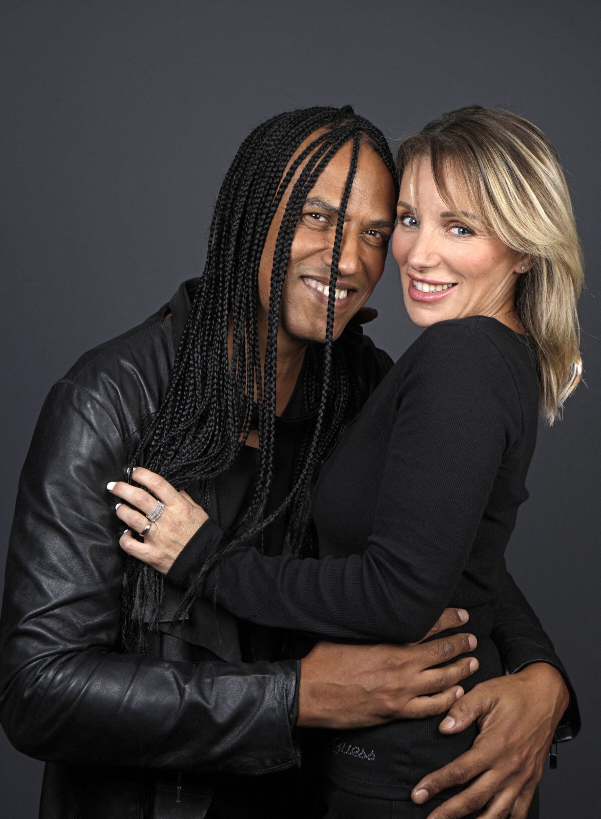 Photo : Portrait de Myriam Abel et son mari Roland Baron, lors de l ...