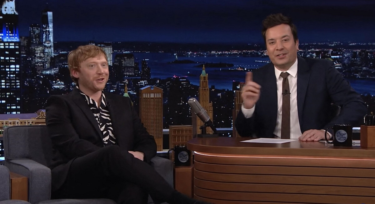 Photo : Rupert Grint sur le plateau de l'émission "The Tonight Show ...