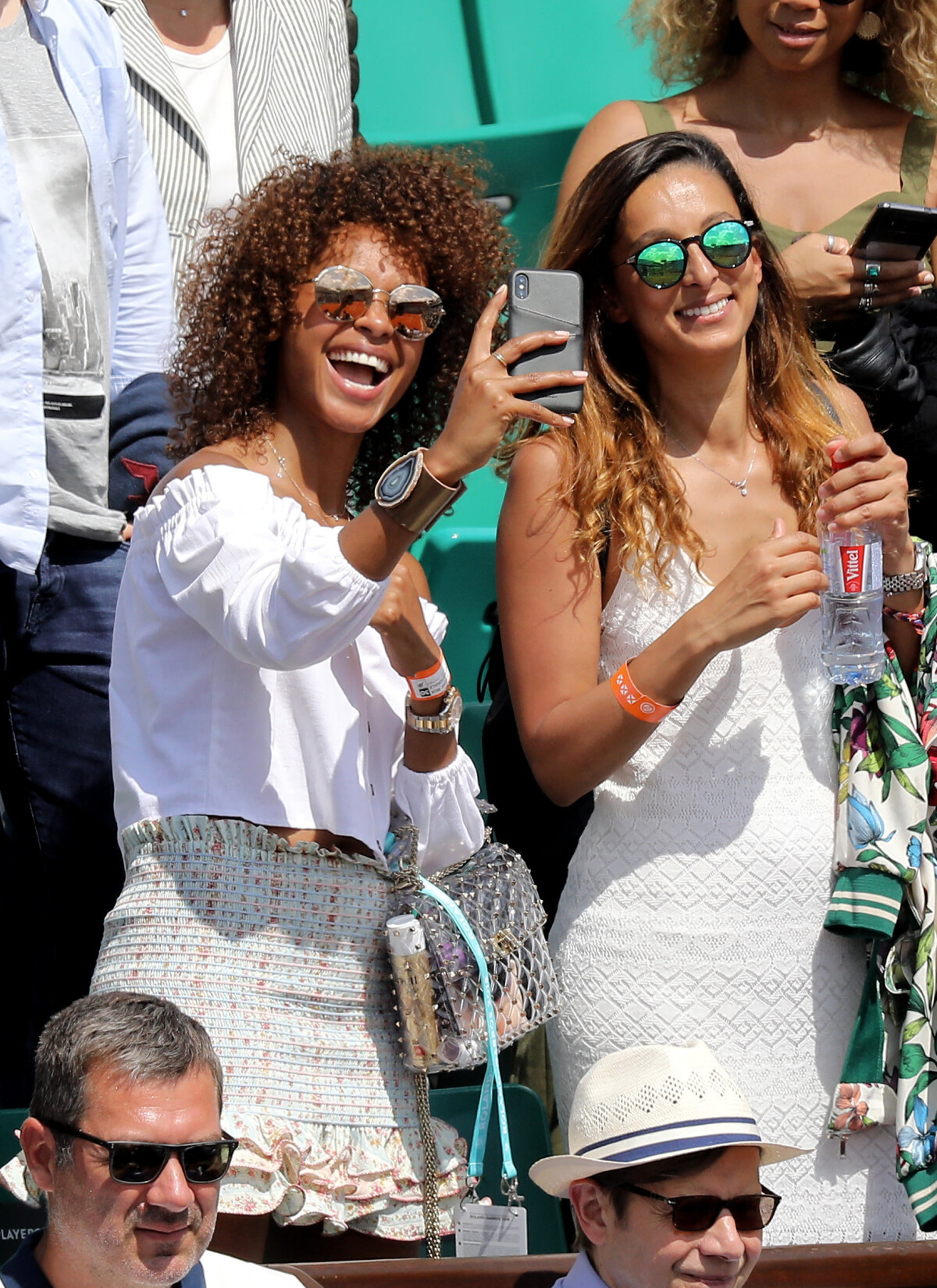 Photo : Susan Gossage encourage son compagnon Jérémy Chardy lors des ...