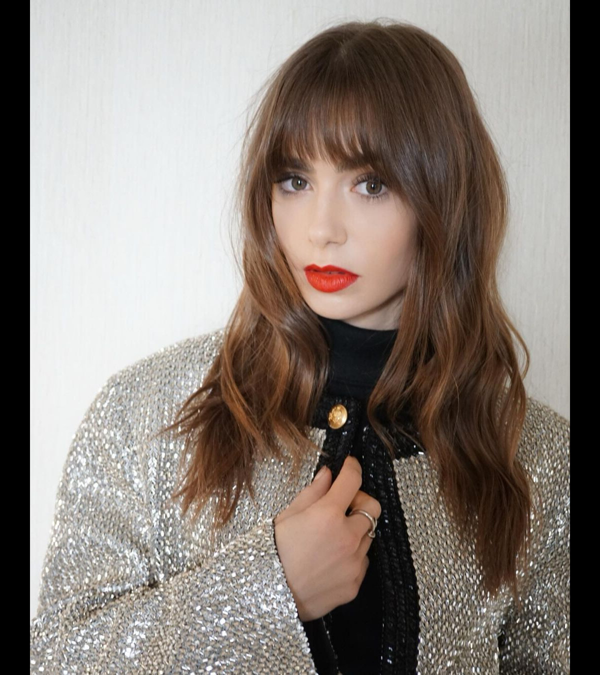 Photo : Lily Collins sur Instagram. Le 14 décembre 2021. - Purepeople