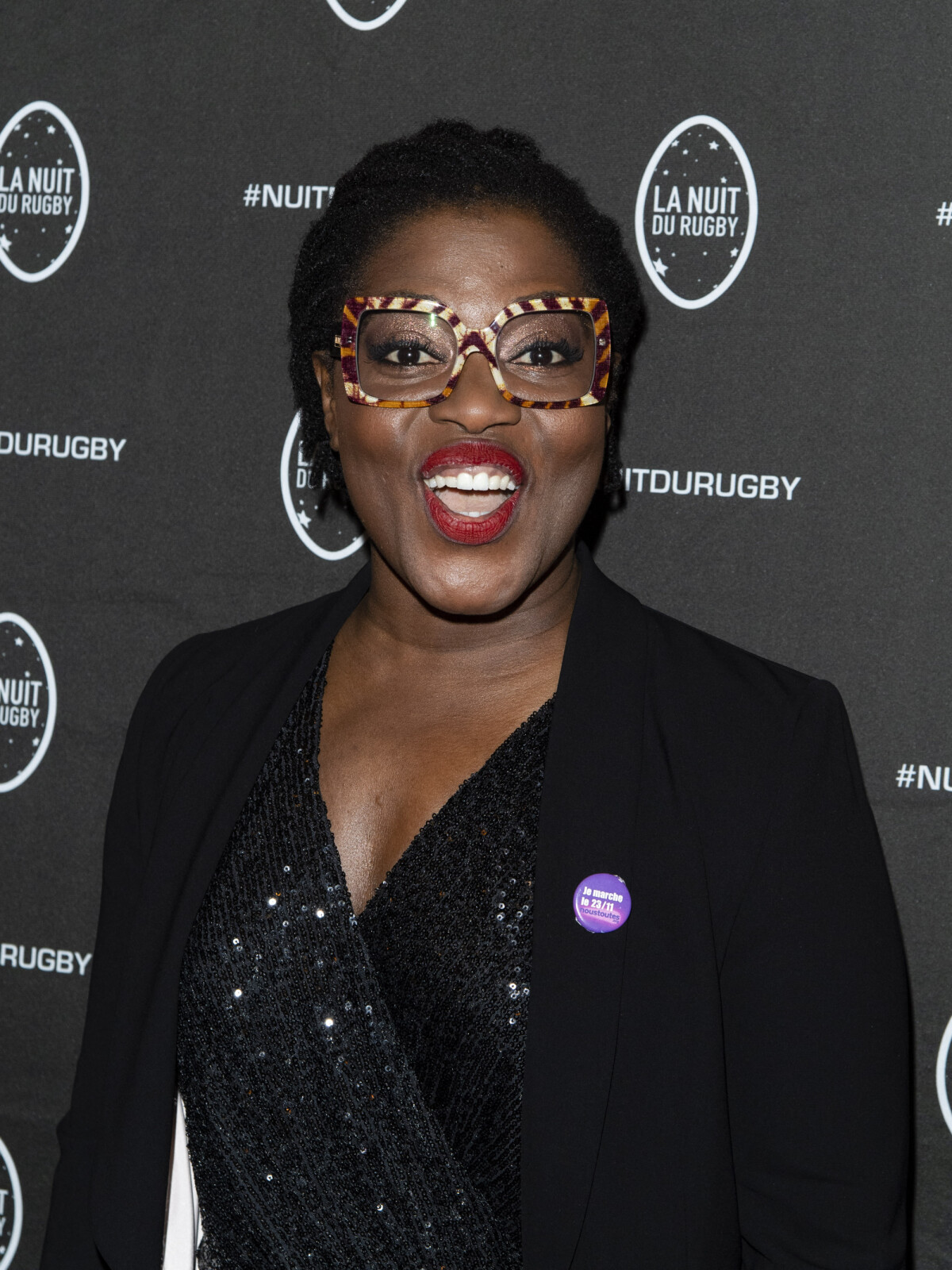 Photo : Claudia Tagbo - 16ème édition de la Nuit du Rugby à l'Olympia ...