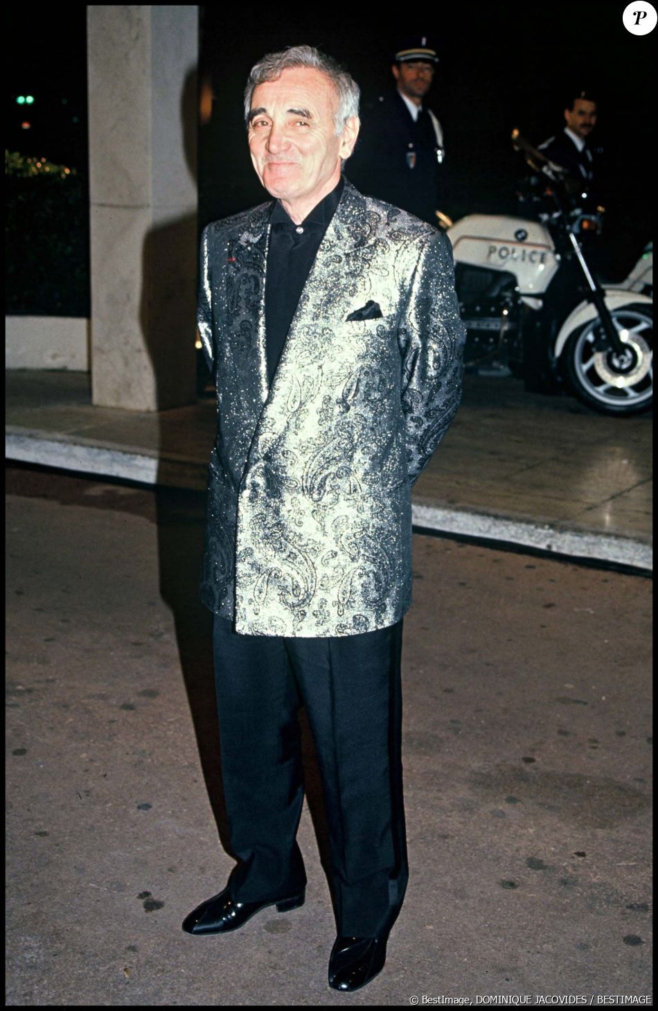 Charles Aznavour au Midem 1994 à Cannes. - Purepeople