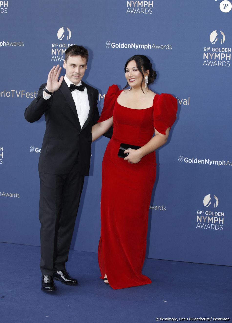 Louis Ducruet et sa femme Marie - Cérémonie de clôture du 61ème ...