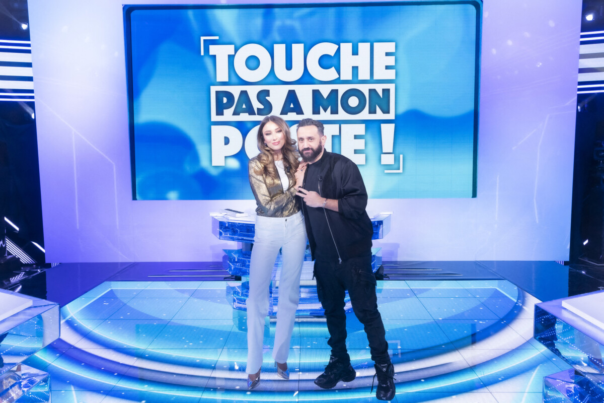 Photo : Exclusif - Delphine Wespiser, Cyril Hanouna - Enregistrement de ...